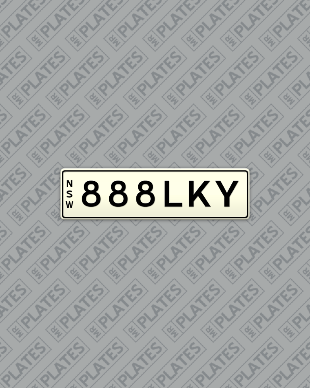 888LKY (Triple Lucky) Number Plates For Sale, NSW - MrPlates