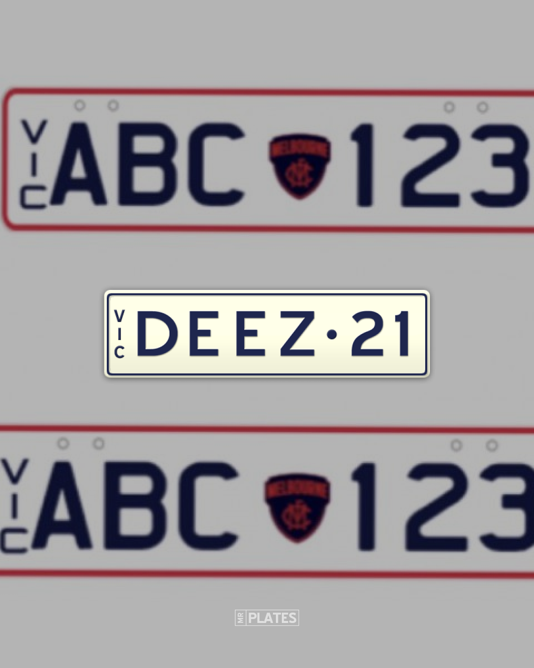 DEEZ·21 (Melbourne Demon’s 2021 Premiership) Number Plates For Sale ...