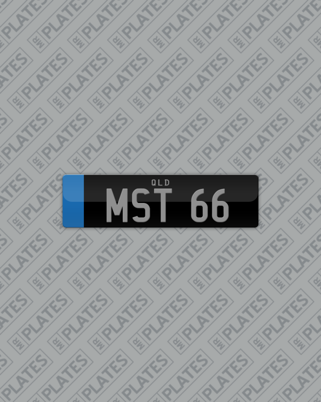 MST 66 (MUSTANG 1966) Number Plates For Sale, QLD - MrPlates