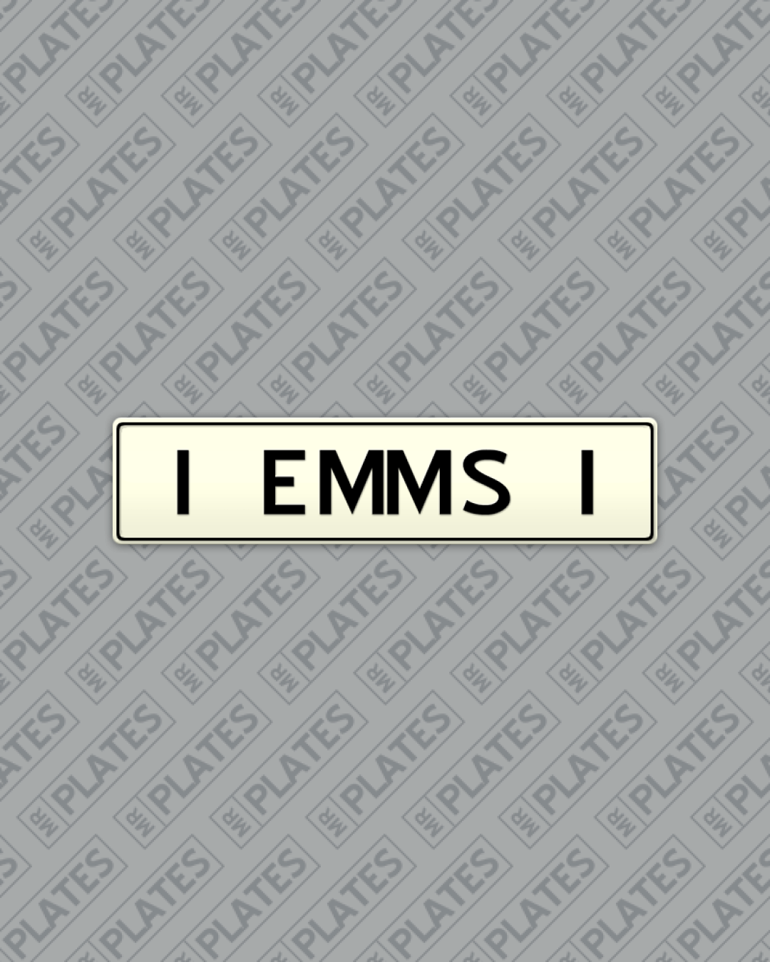 I EMMS I Number Plates For Sale - MrPlates