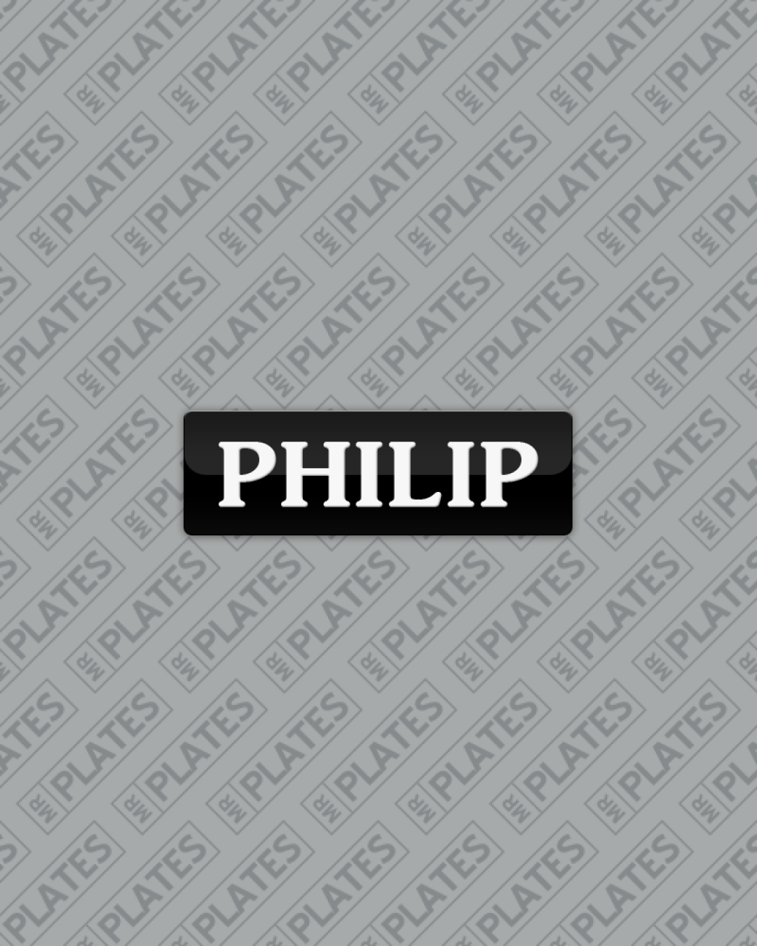 PHILIP Number Plates For Sale, ACT - MrPlates