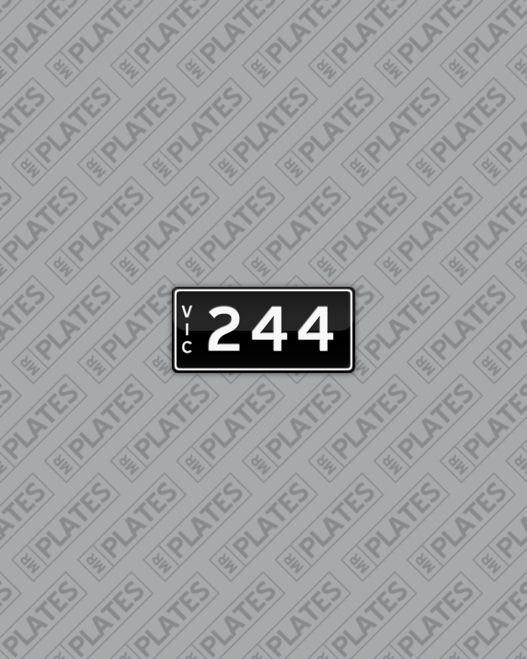 244 (Heritage Plate) Number Plates For Sale, VIC - MrPlates