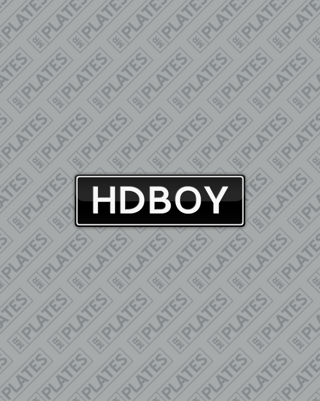 HDBOY (H-D Fatboy) Number Plates For Sale, VIC - MrPlates
