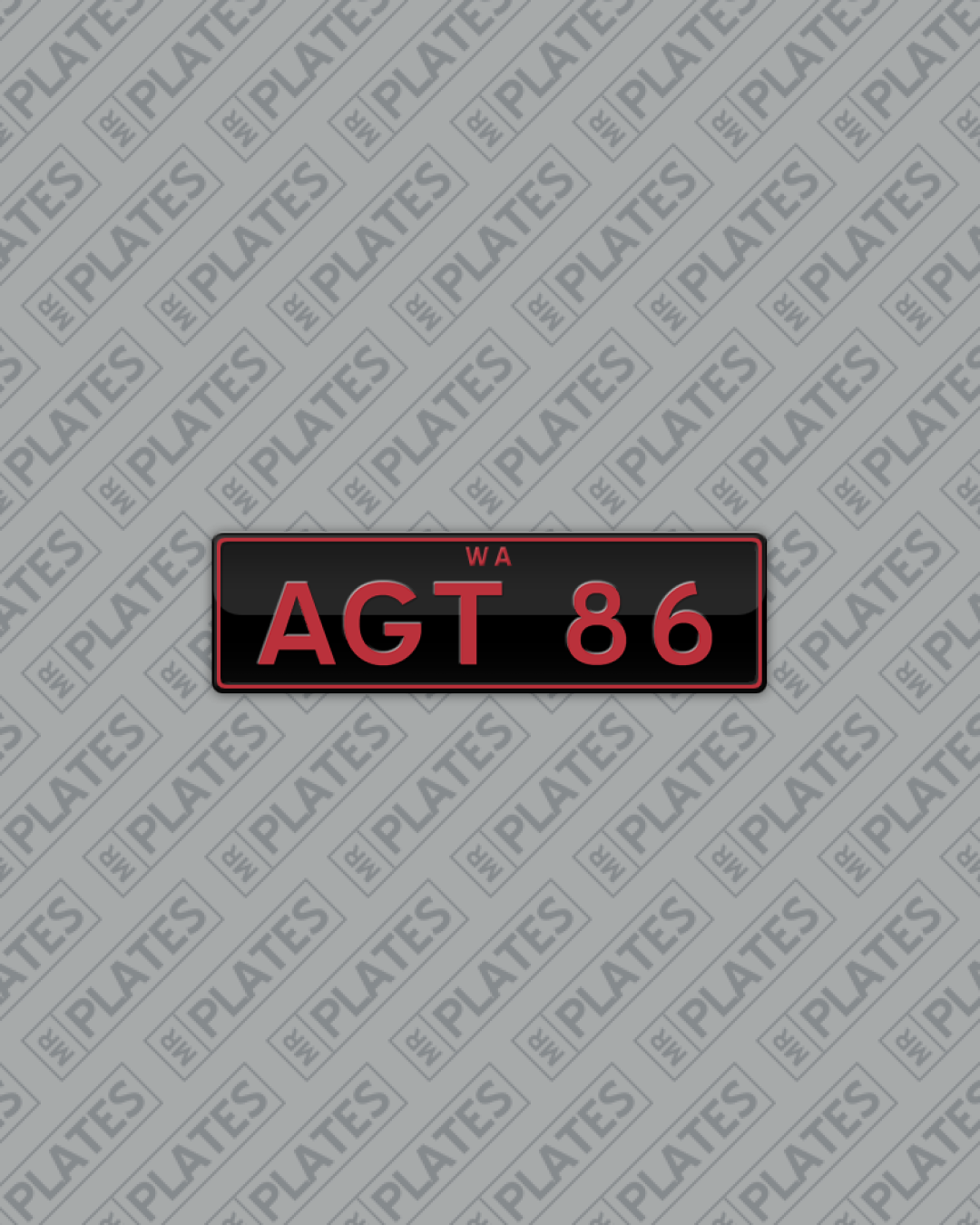 AGT 86 (TOYOTA 86 GT / AGENT 86 / Sunbeam Tiger) Number Plates For Sale ...