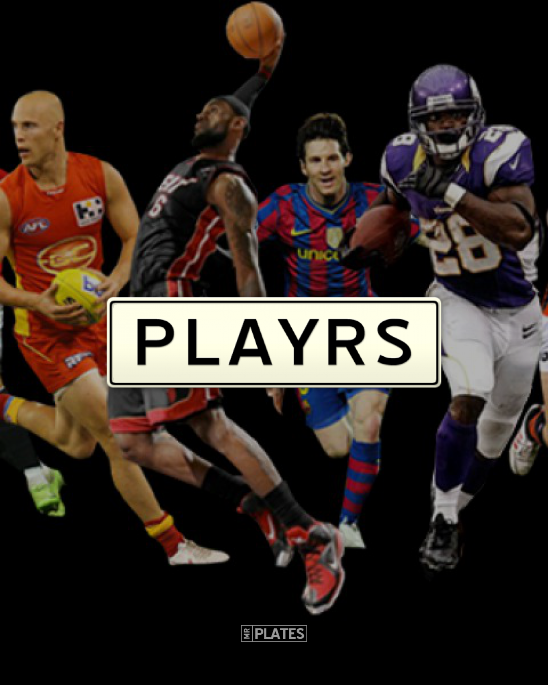 PLAYRS (Players) Number Plates For Sale - MrPlates