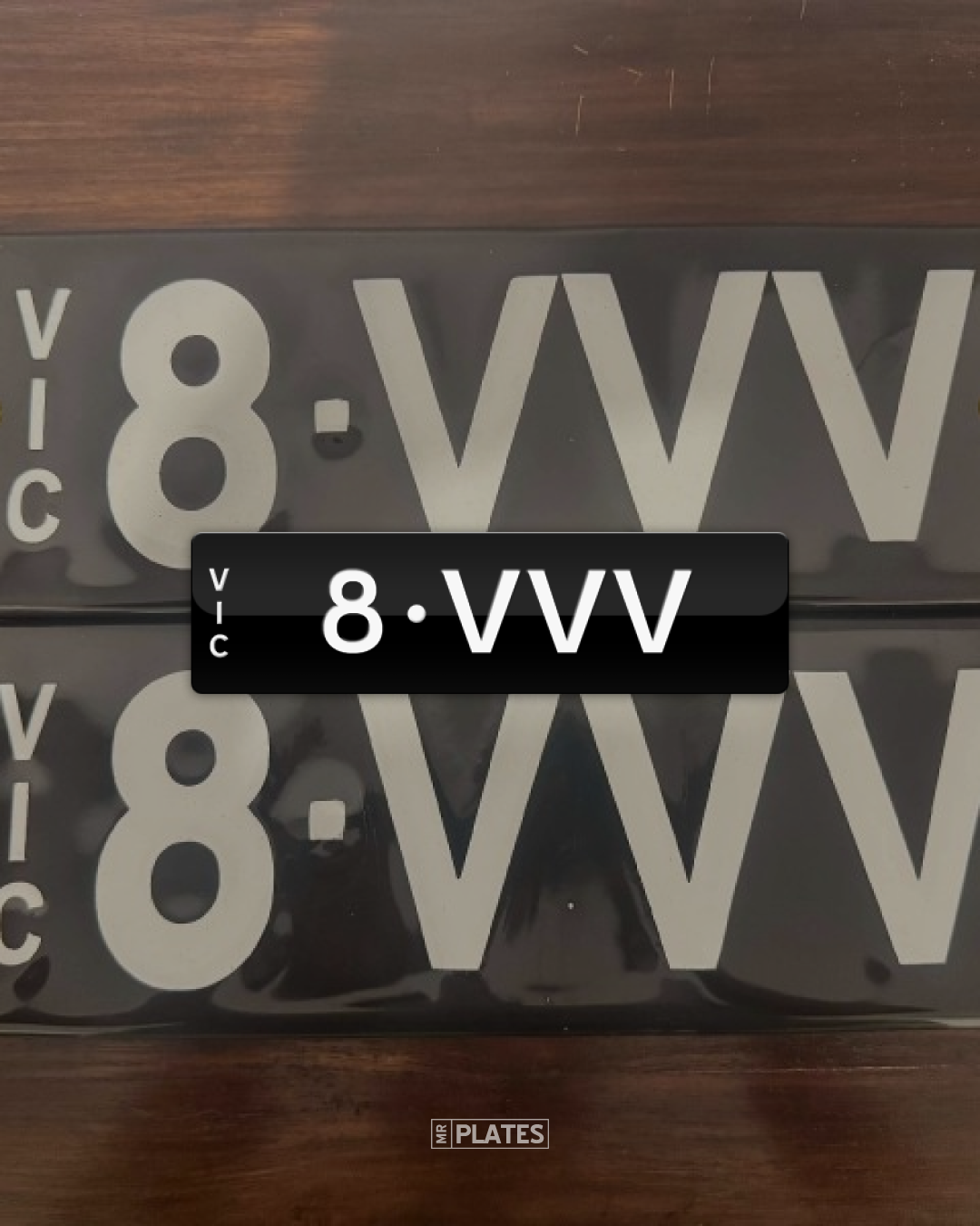 8.VVV Number Plates For Sale, VIC - MrPlates