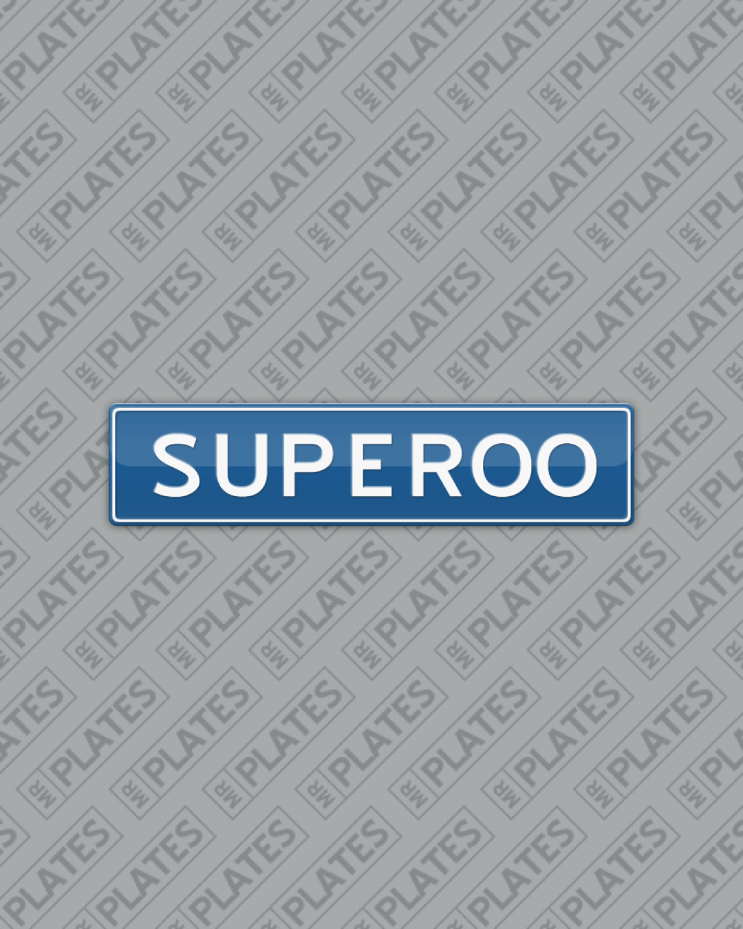 SUPEROO Number Plates For Sale, WA - MrPlates