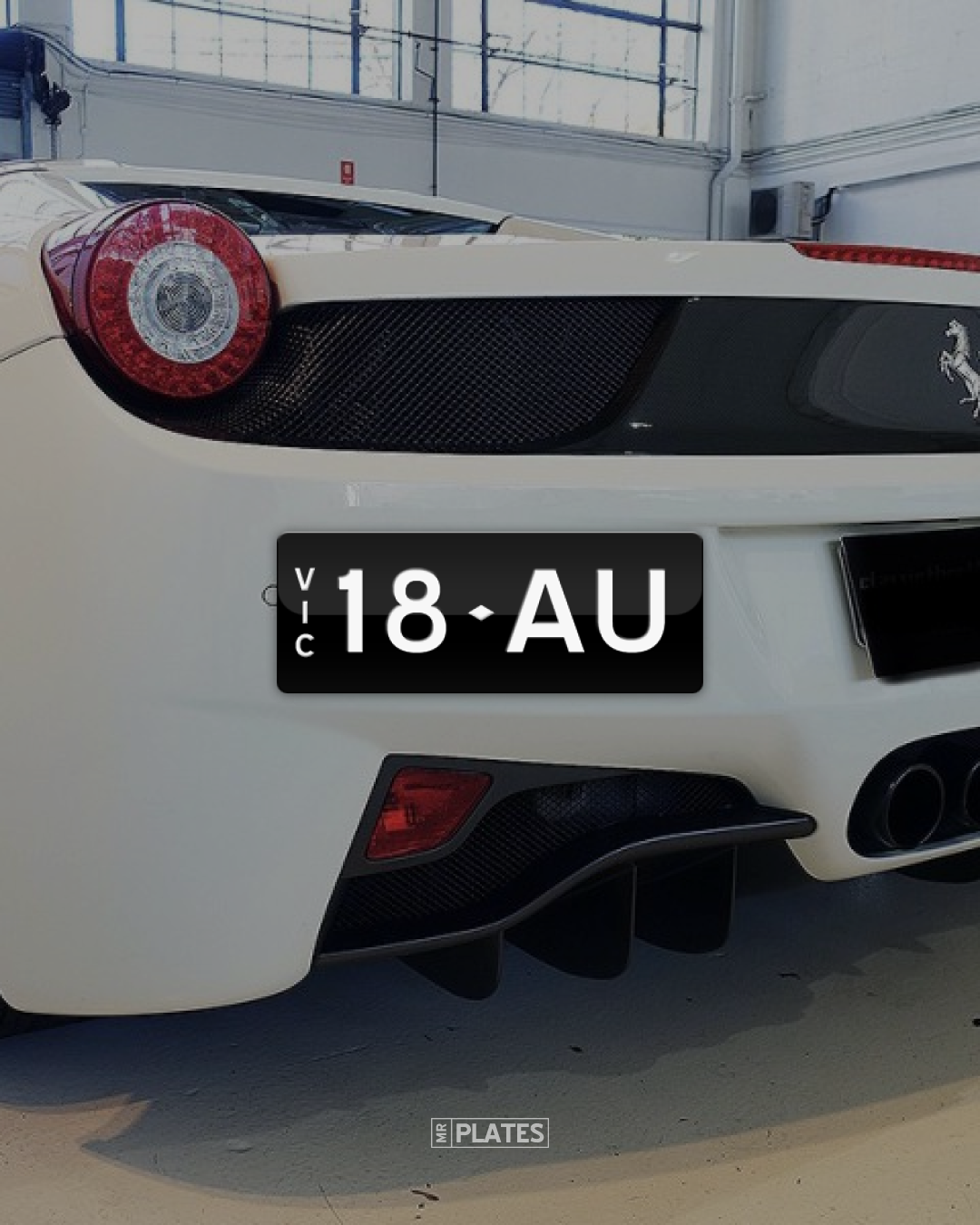 18·AU (18 Au) Number Plates For Sale, VIC - MrPlates