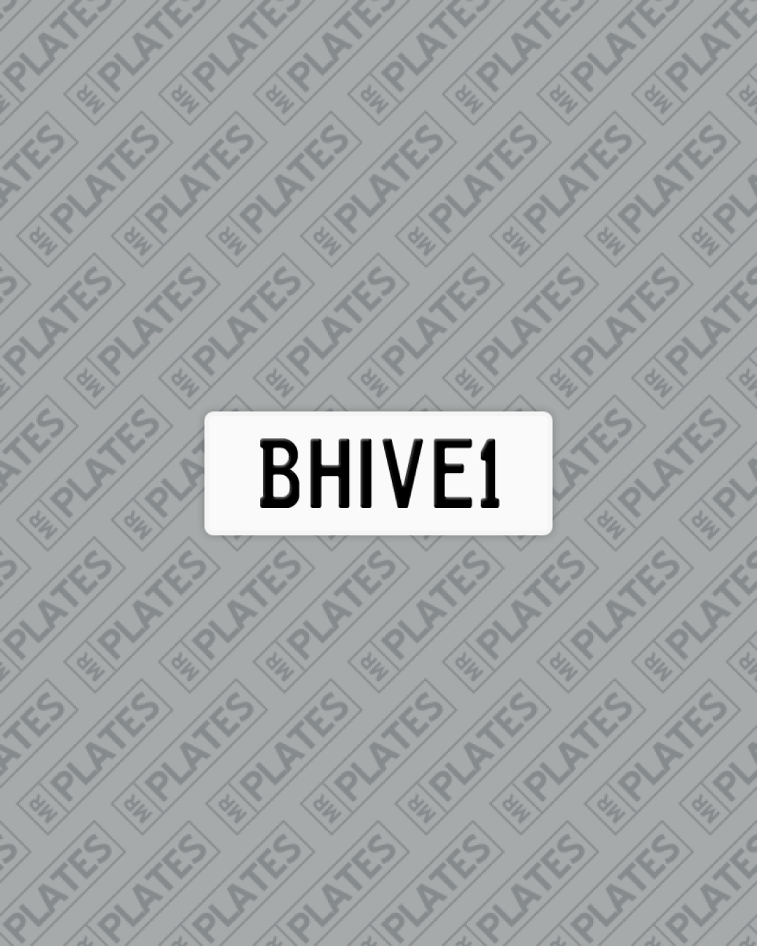 BHIVE1 (Beehive) Number Plates For Sale - MrPlates