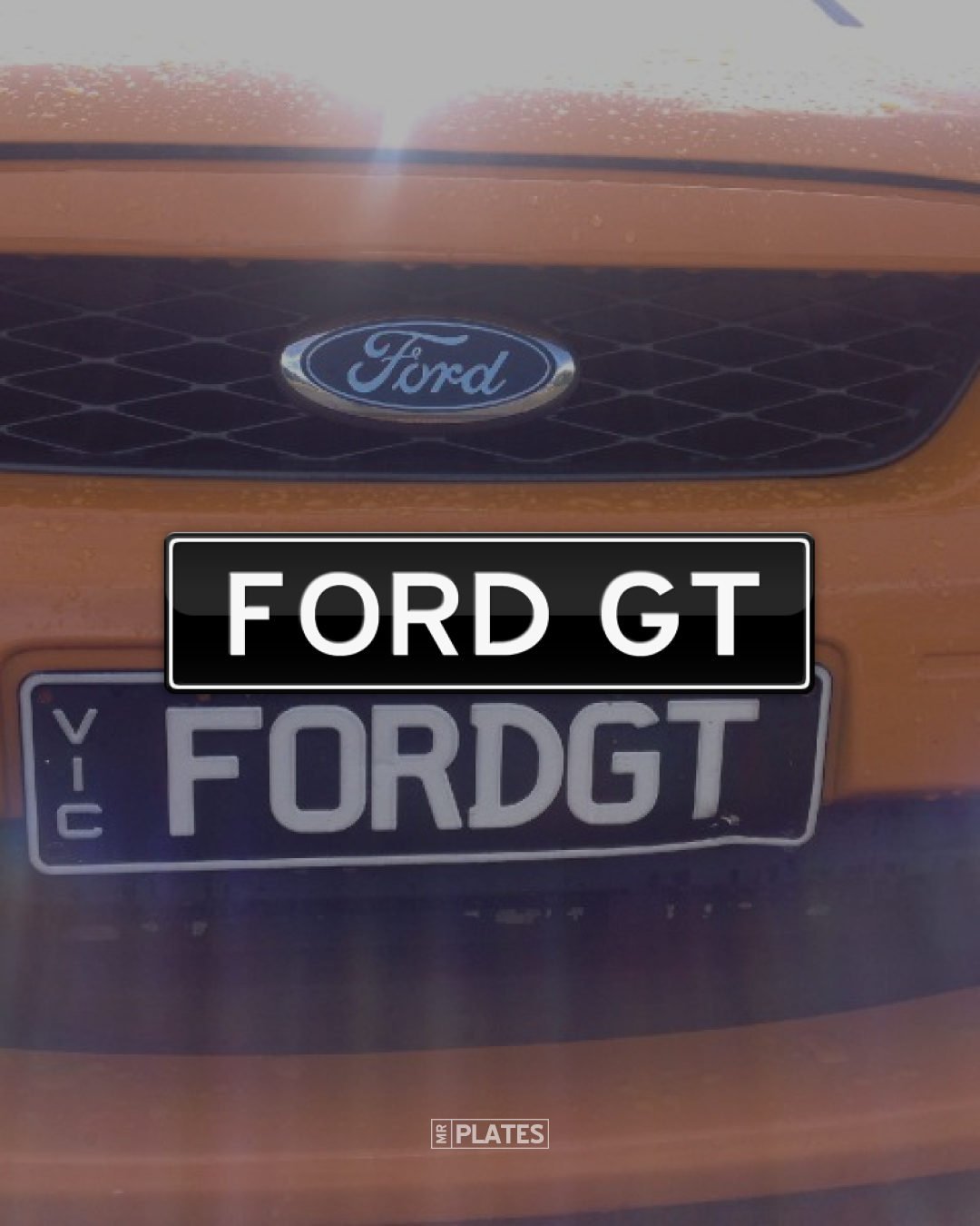 FORD GT Number Plates For Sale, VIC - MrPlates
