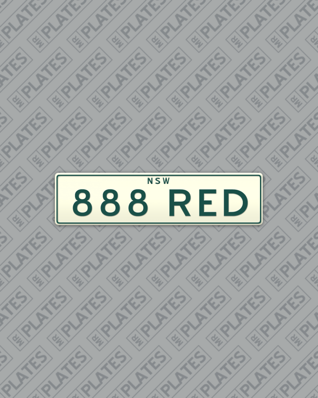 888 RED (Lucky Number And Colour) Number Plates For Sale, NSW - MrPlates