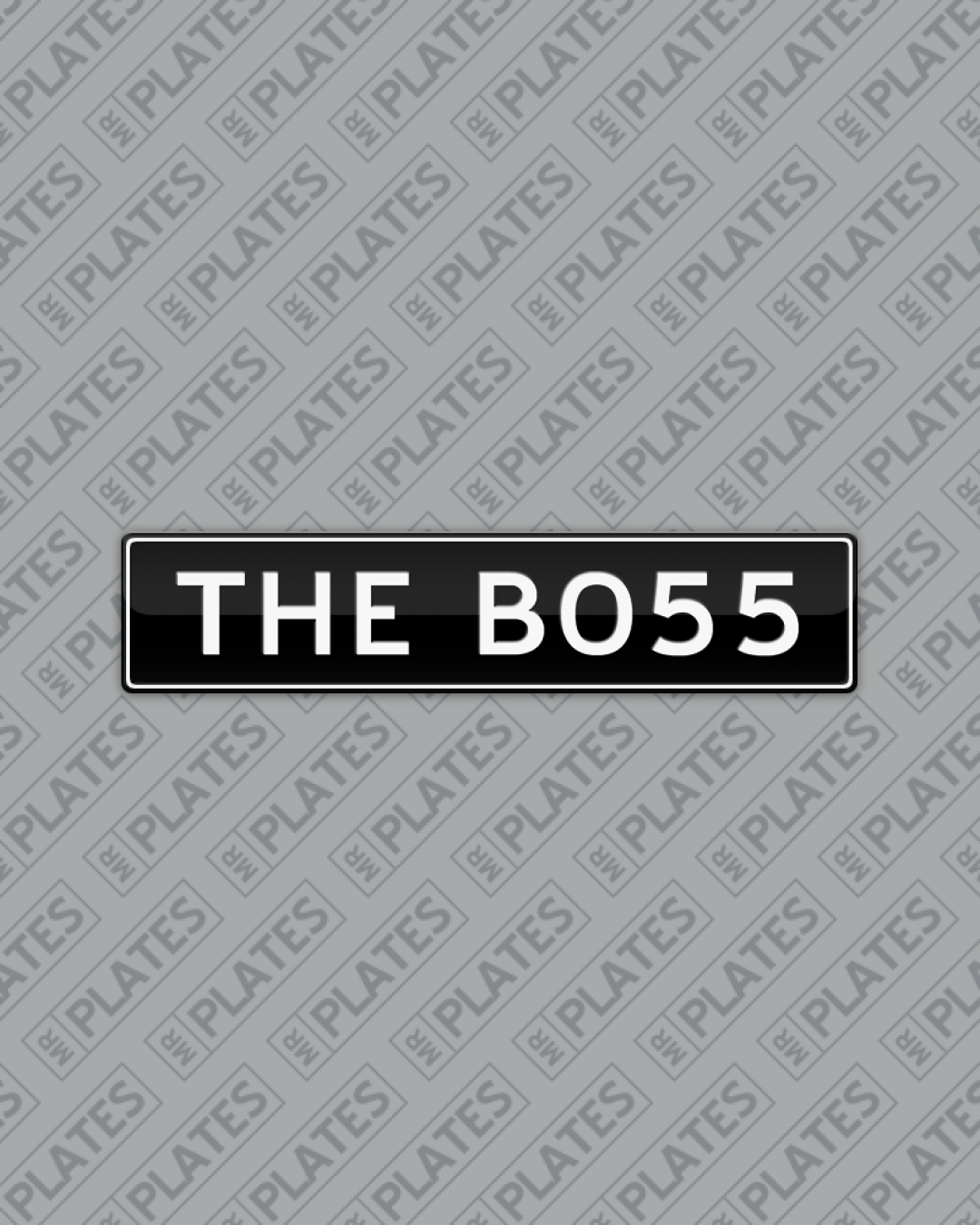 THE B055 (THE BOSS) Number Plates For Sale, QLD - MrPlates