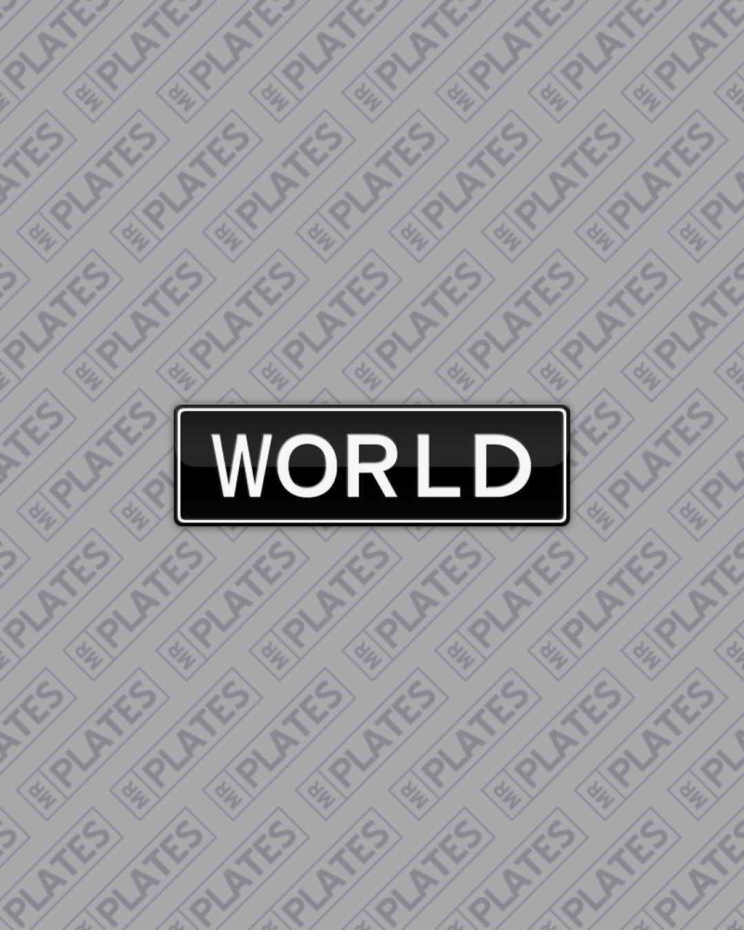 WORLD Number Plates For Sale, VIC - MrPlates