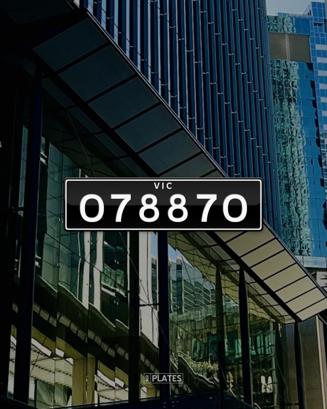 078870 Number Plates For Sale, VIC - MrPlates