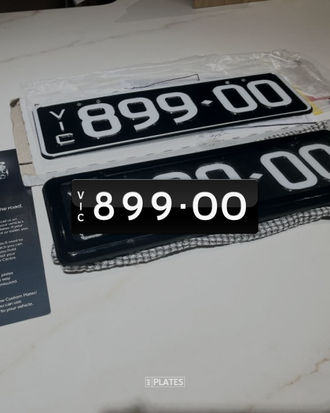 899·00 (5 Digit Style, Heritage Inspired) Number Plates For Sale, VIC ...