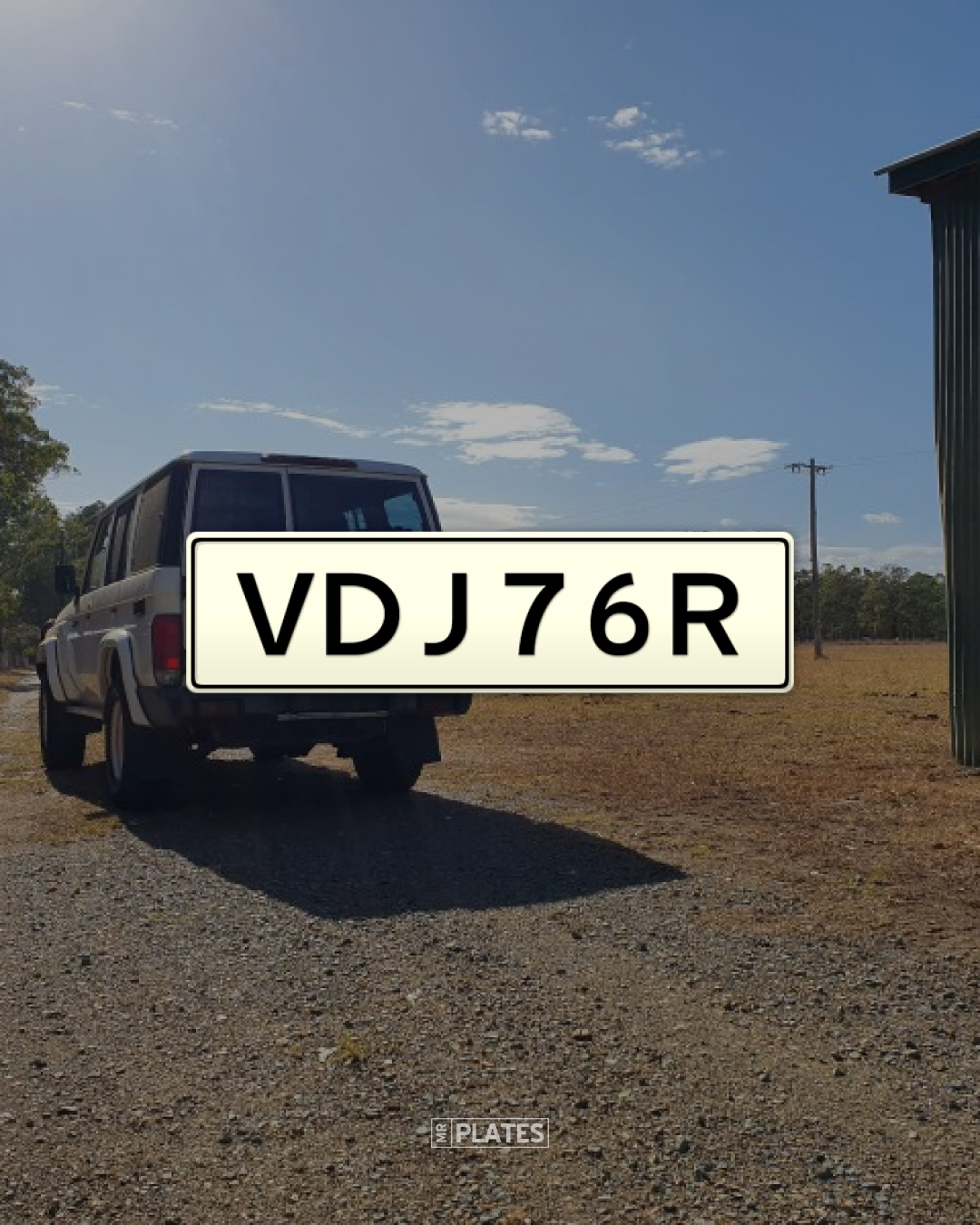 VDJ76R (For 76 Landcruiser) Number Plates For Sale, NSW - MrPlates