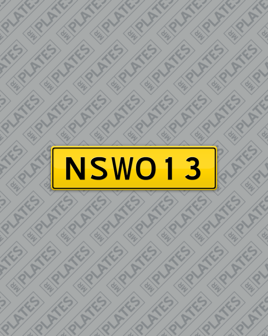 NSW013 (State NSW No 13) Number Plates For Sale, NSW - MrPlates