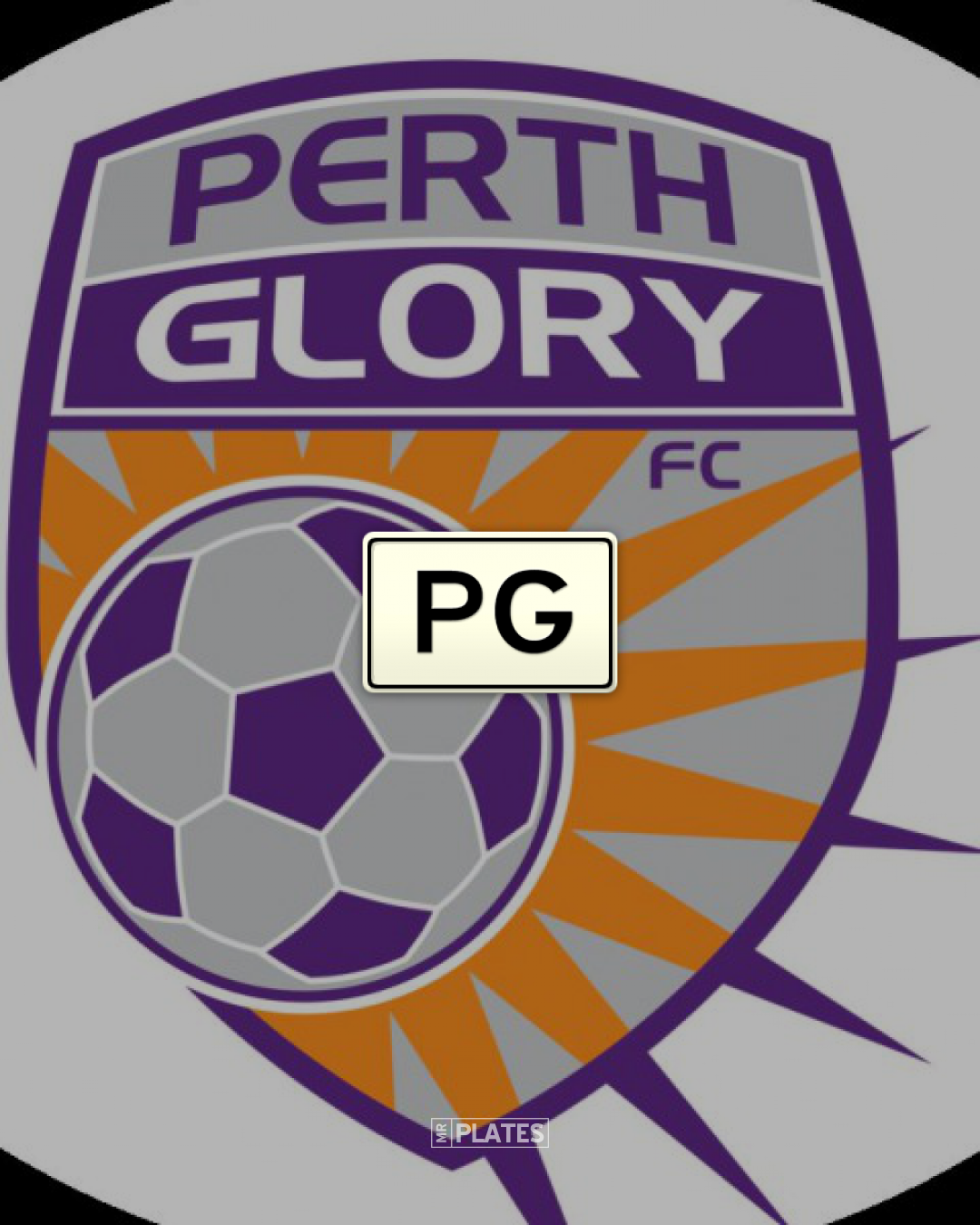 PG (Perth Glory Or PG Rated) Number Plates For Sale, WA - MrPlates