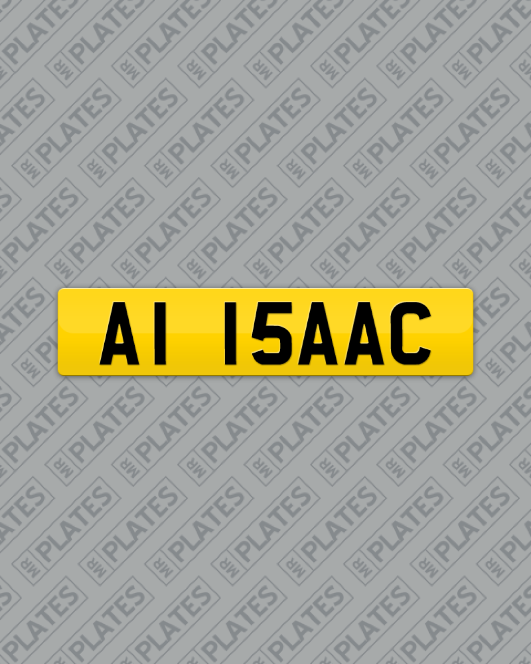 A1 15AAC Number Plates For Sale - MrPlates