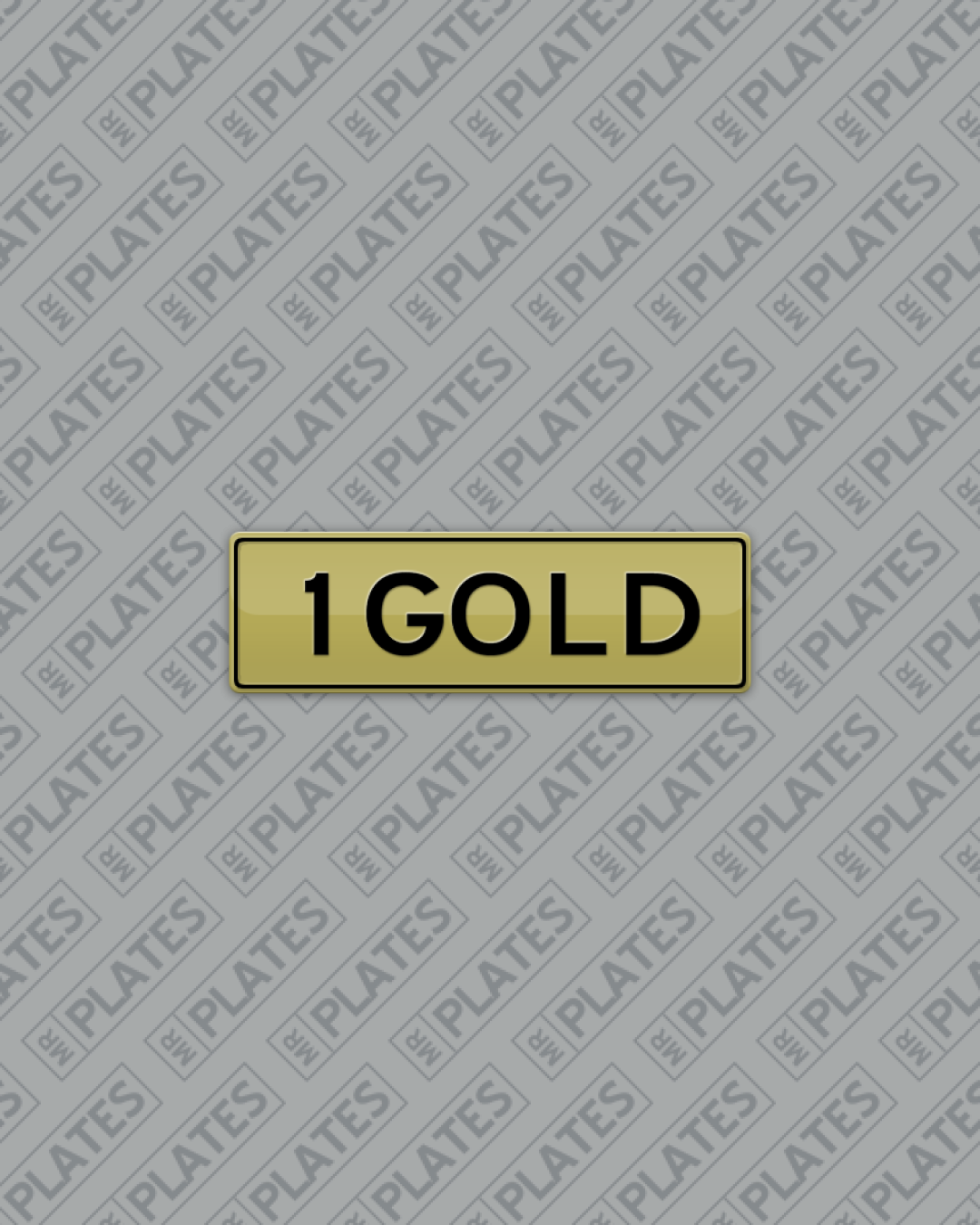 1GOLD Number Plates For Sale, QLD