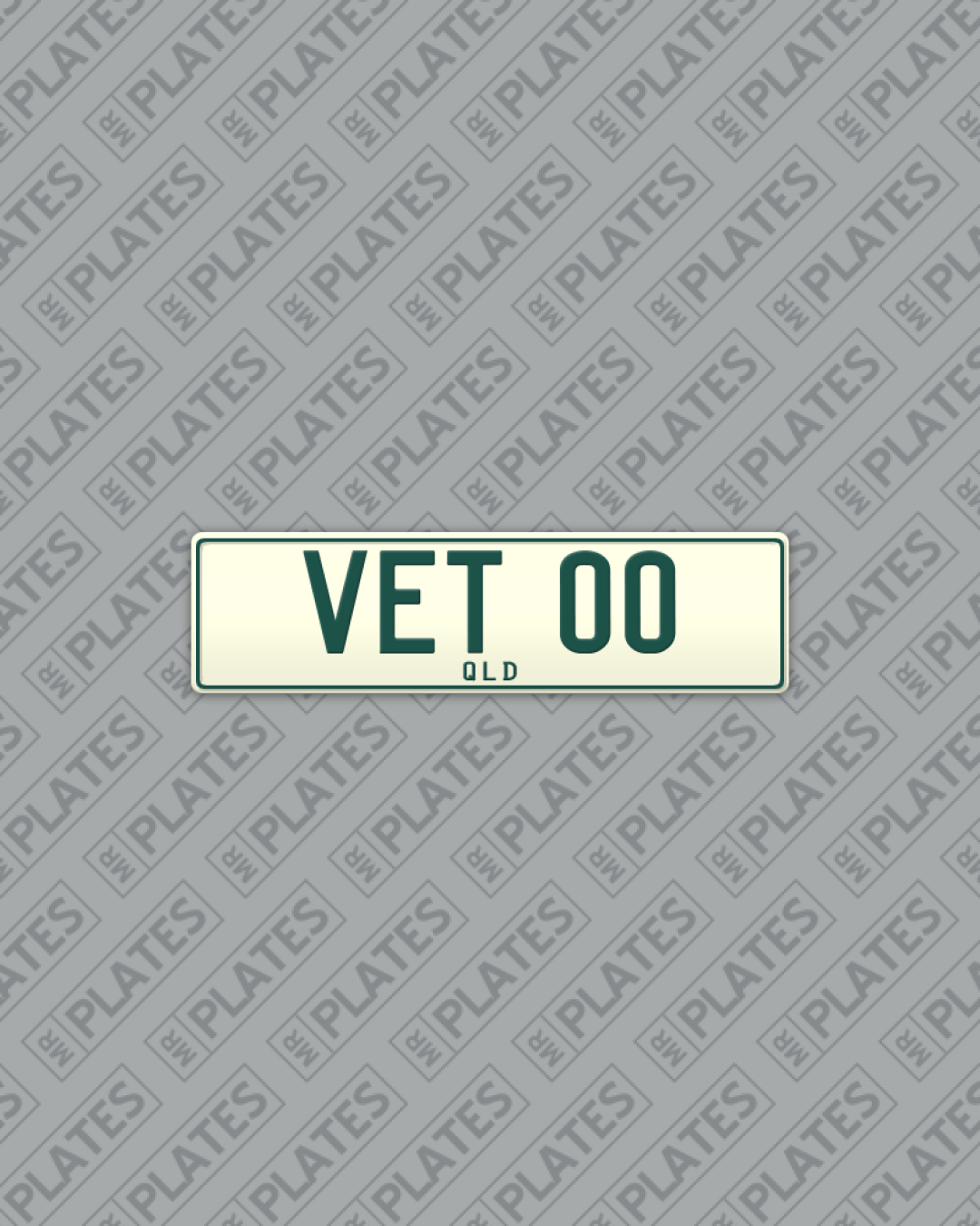 VET 00 (The Original Vet) Number Plates For Sale, QLD - MrPlates