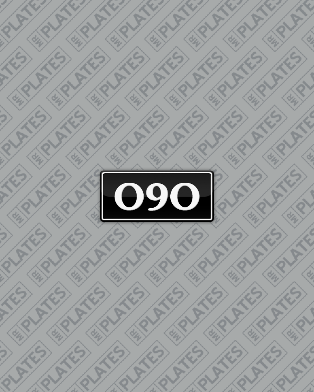 O9O Number Plates For Sale, ACT - MrPlates
