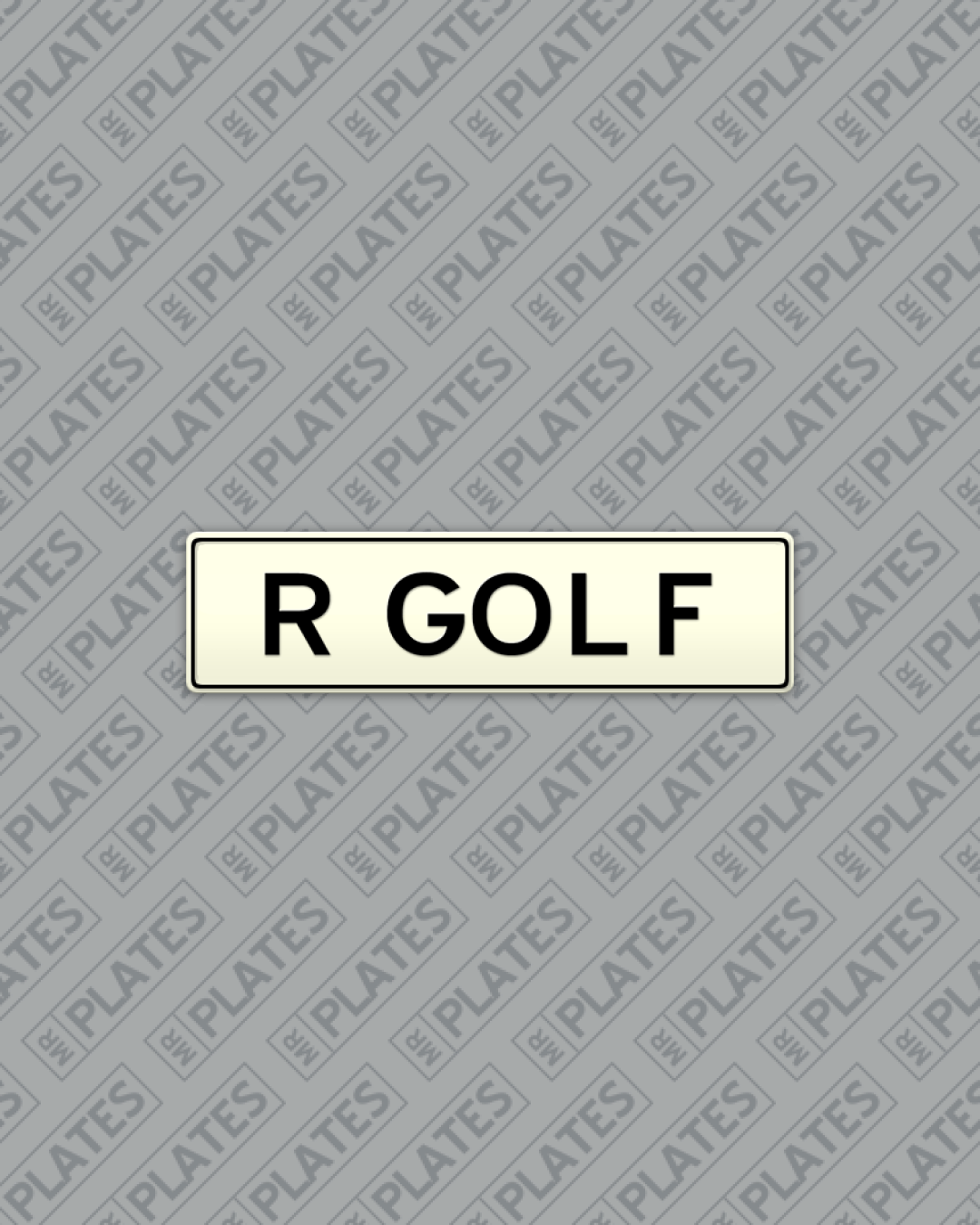 R GOLF (Volkswagon Golf R) Number Plates For Sale, NSW - MrPlates