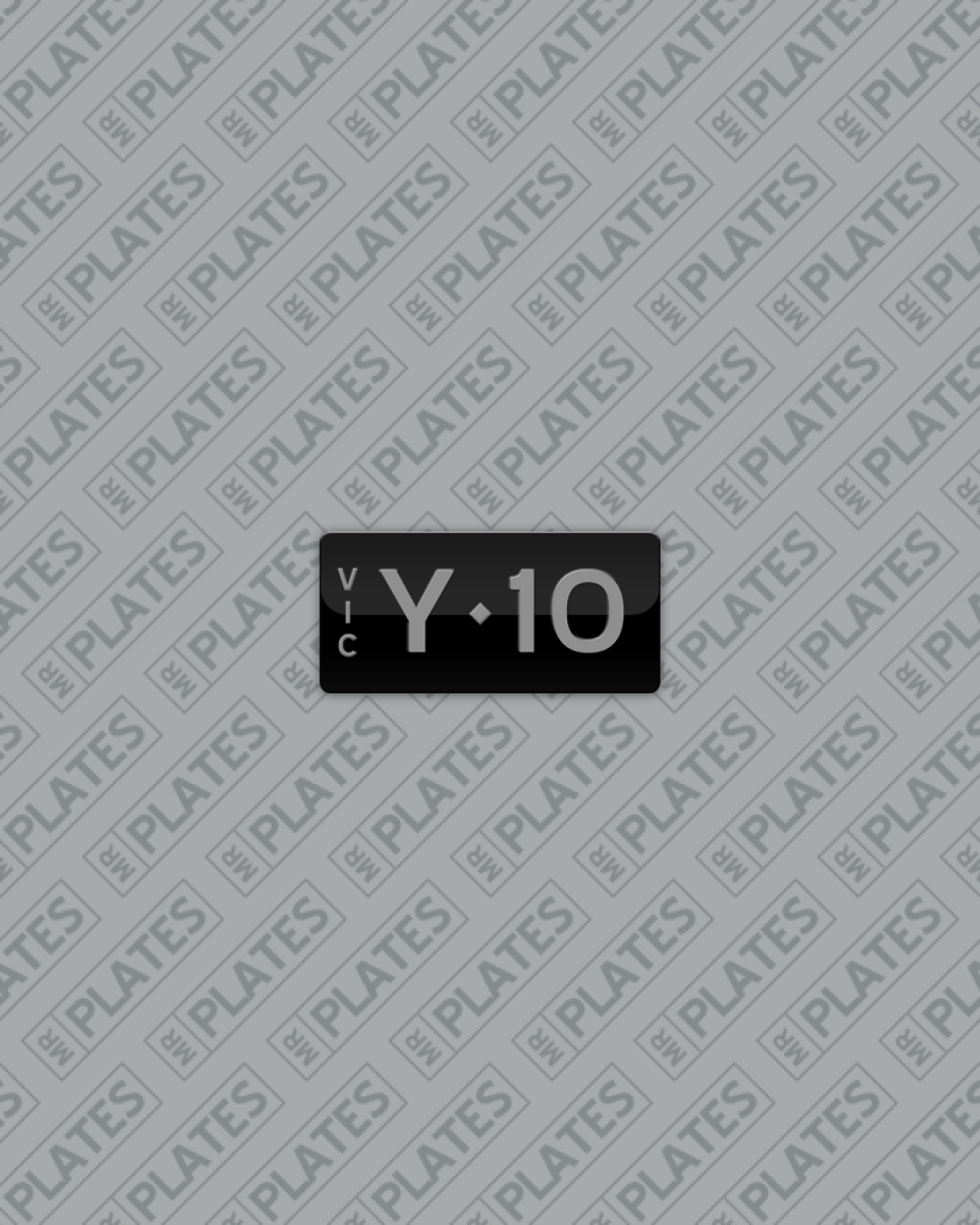 Y·10 (Y10) Number Plates For Sale, VIC - MrPlates