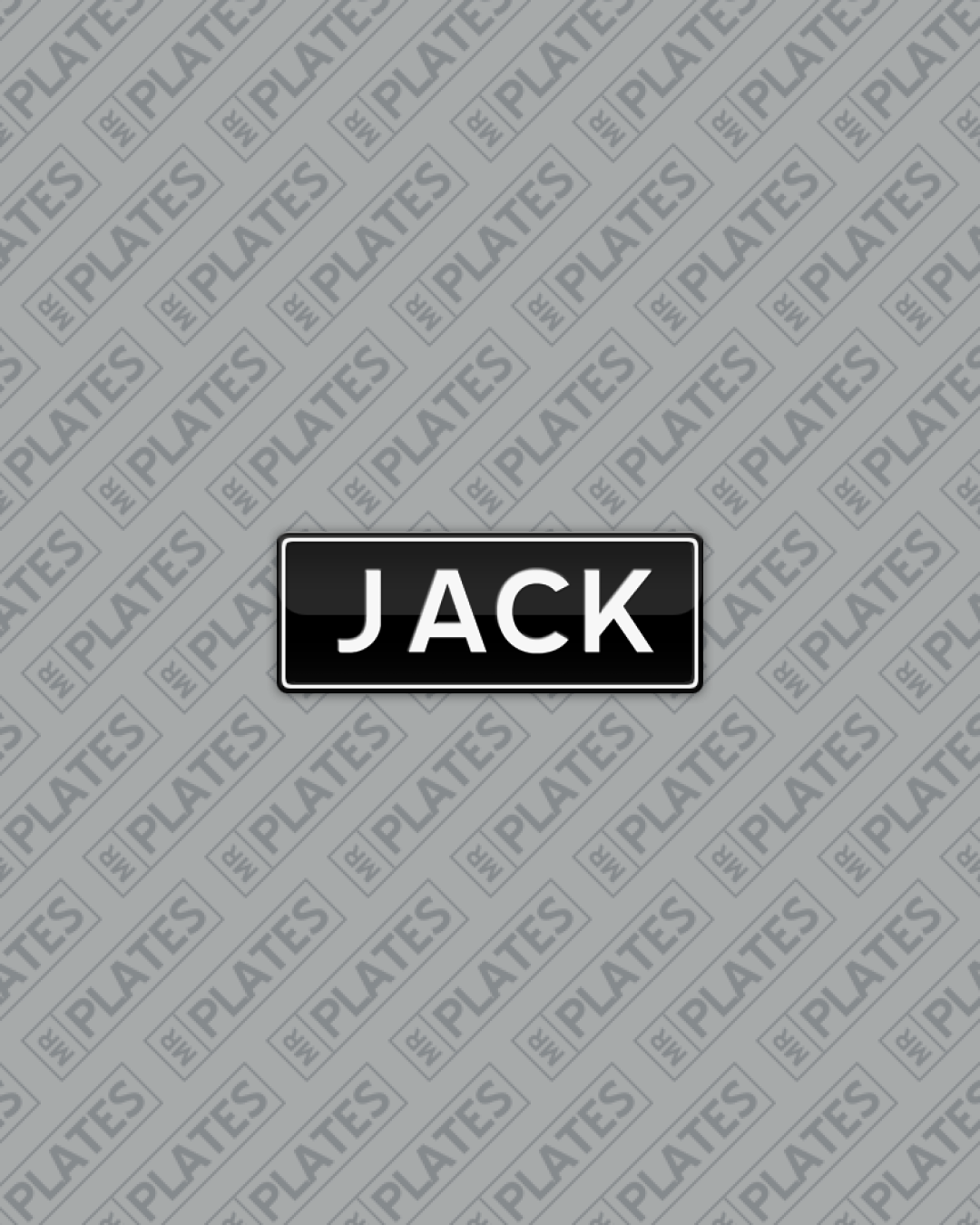JACK Number Plates For Sale, WA - MrPlates