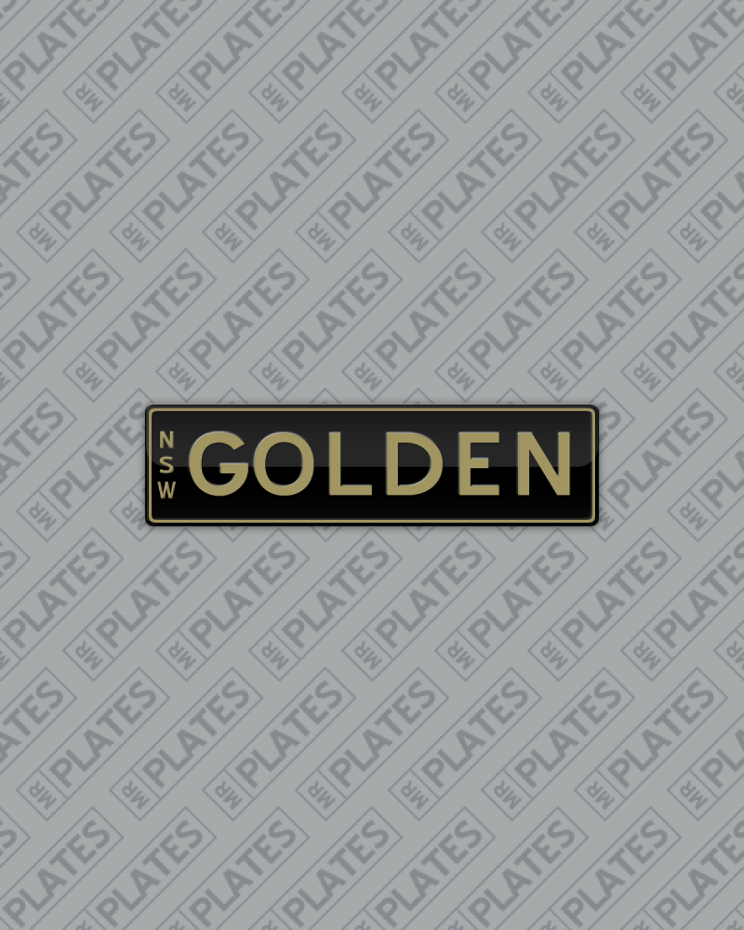 GOLDEN (Gold) Number Plates For Sale, NSW - MrPlates