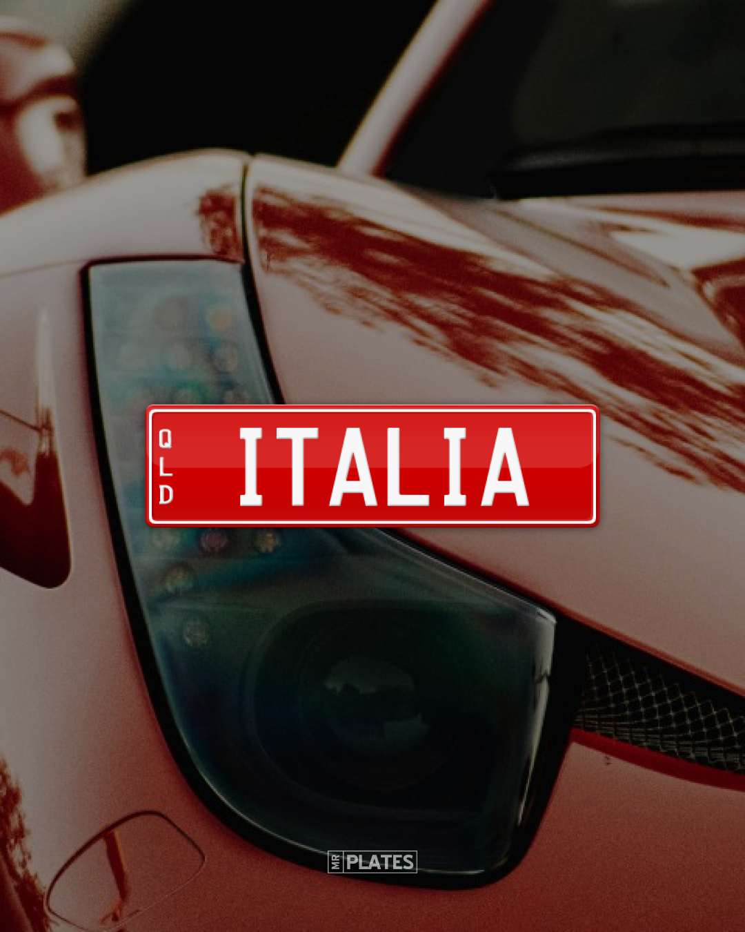 ITALIA (Perfect For Your 458 Ferrari) Number Plates For Sale, QLD ...