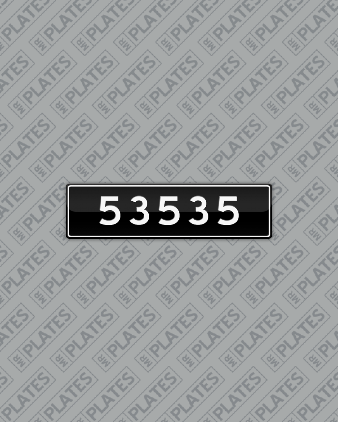 53535 Number Plates For Sale, ACT - MrPlates
