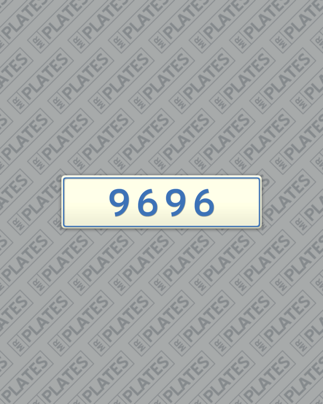 9696 Number Plates For Sale, ACT - MrPlates