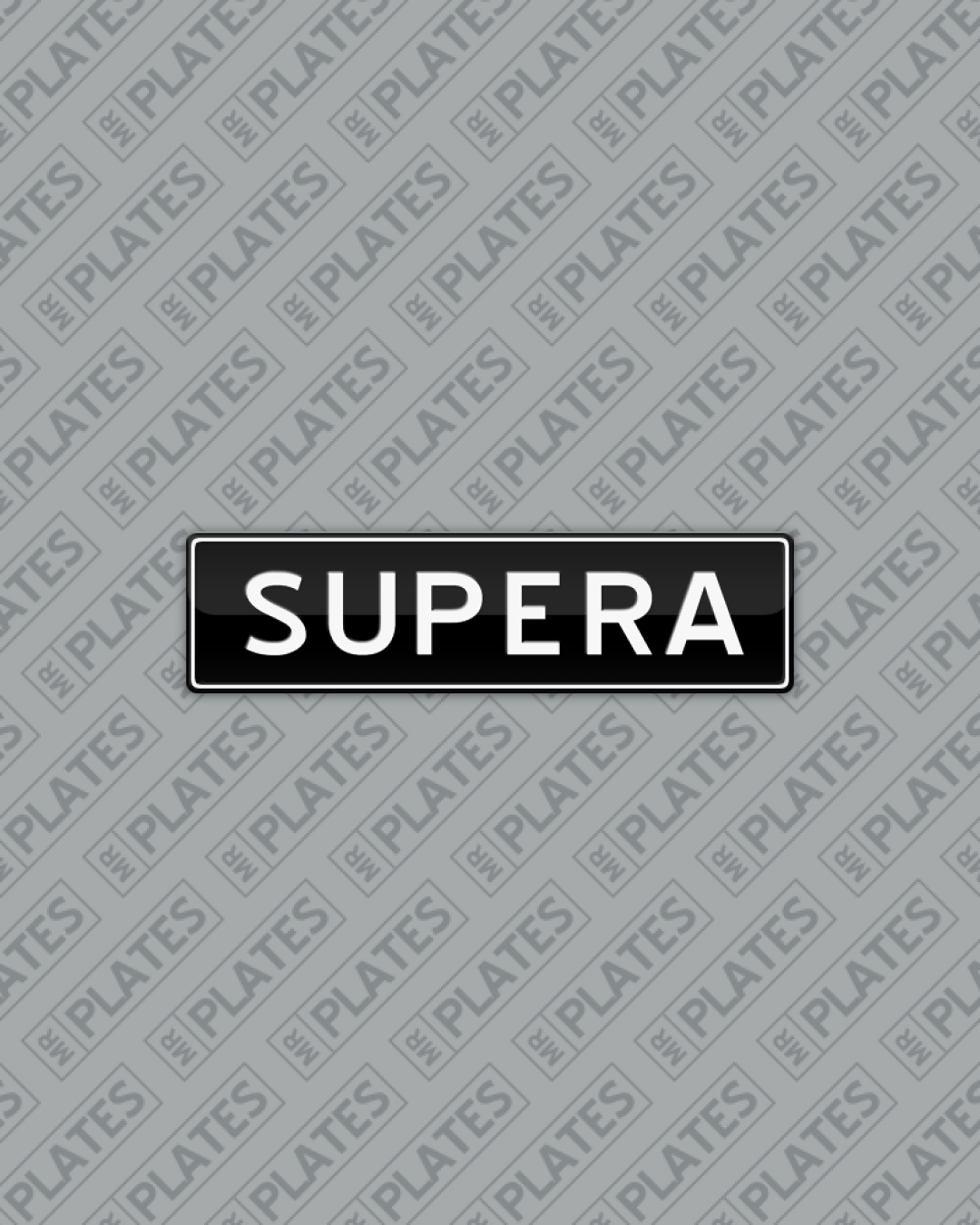 SUPERA (Supra) Number Plates For Sale, VIC - MrPlates