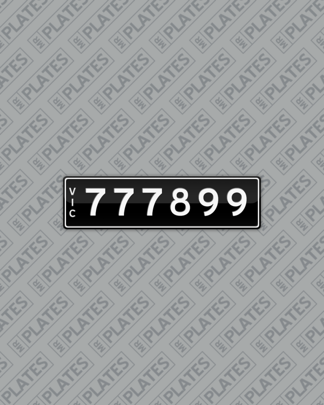777899 Number Plates For Sale, VIC - MrPlates
