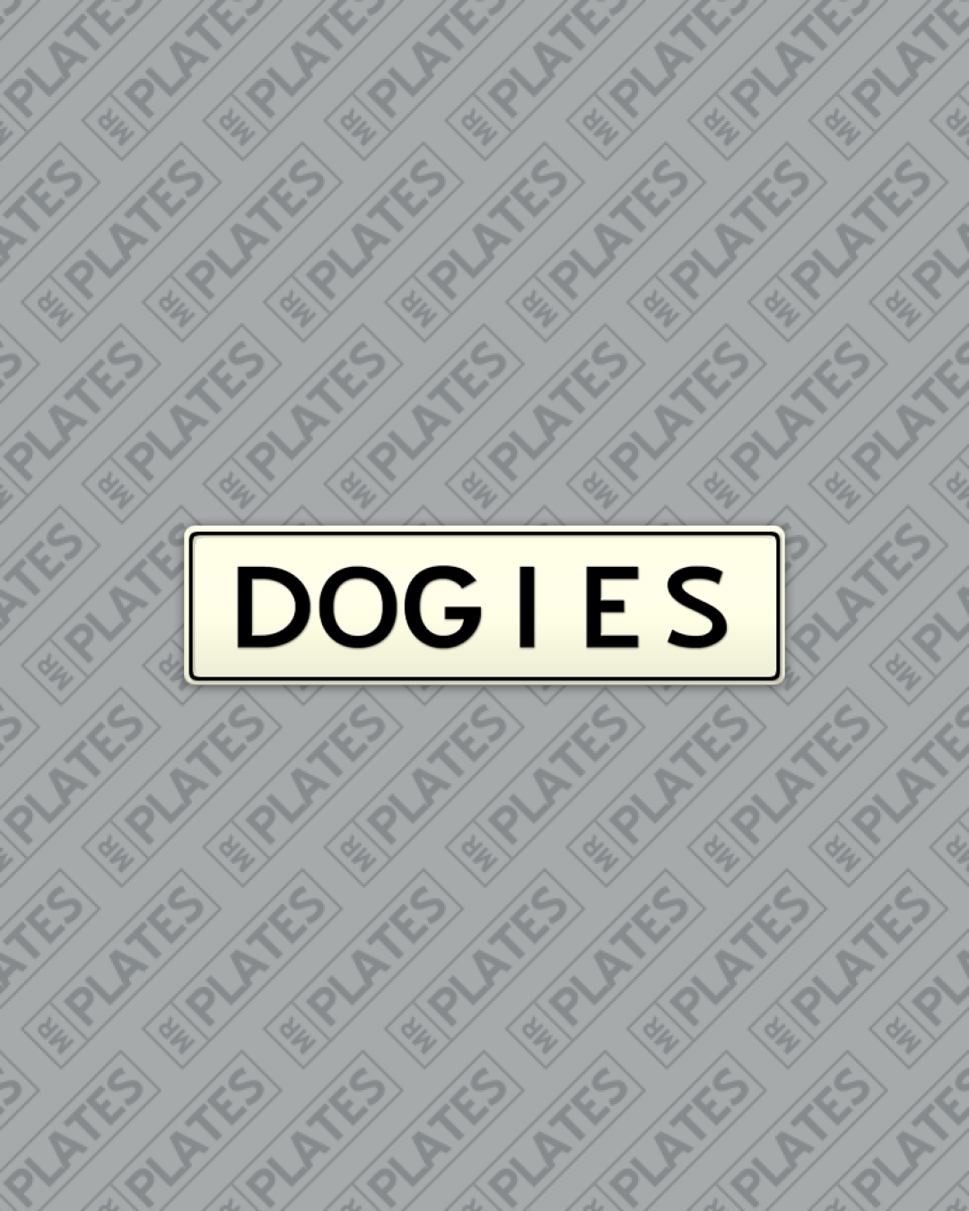 DOGIES (NRL Bulldogs) Number Plates For Sale, NSW - MrPlates