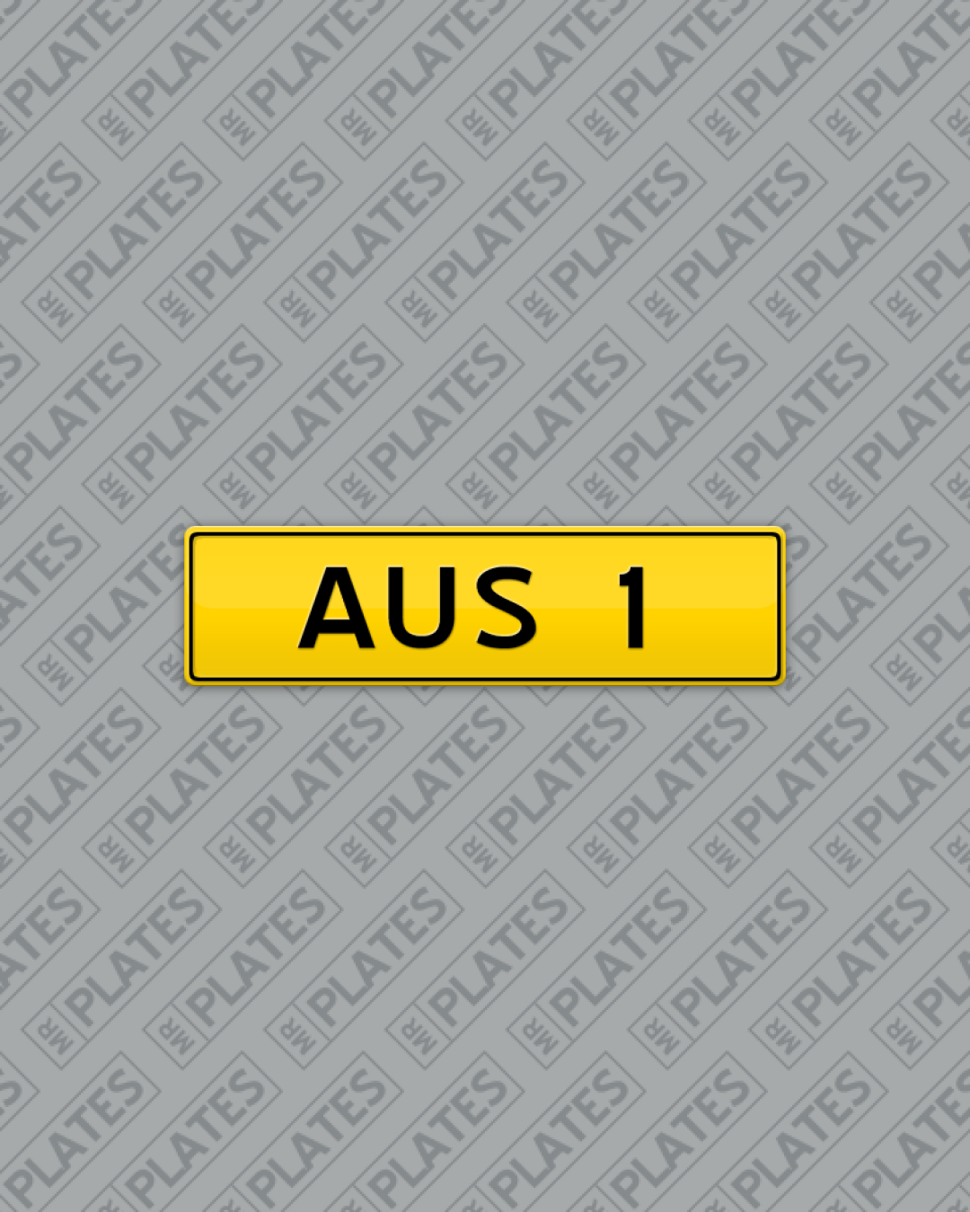 AUS 1 (AUSTRALIA) Number Plates For Sale, NSW - MrPlates