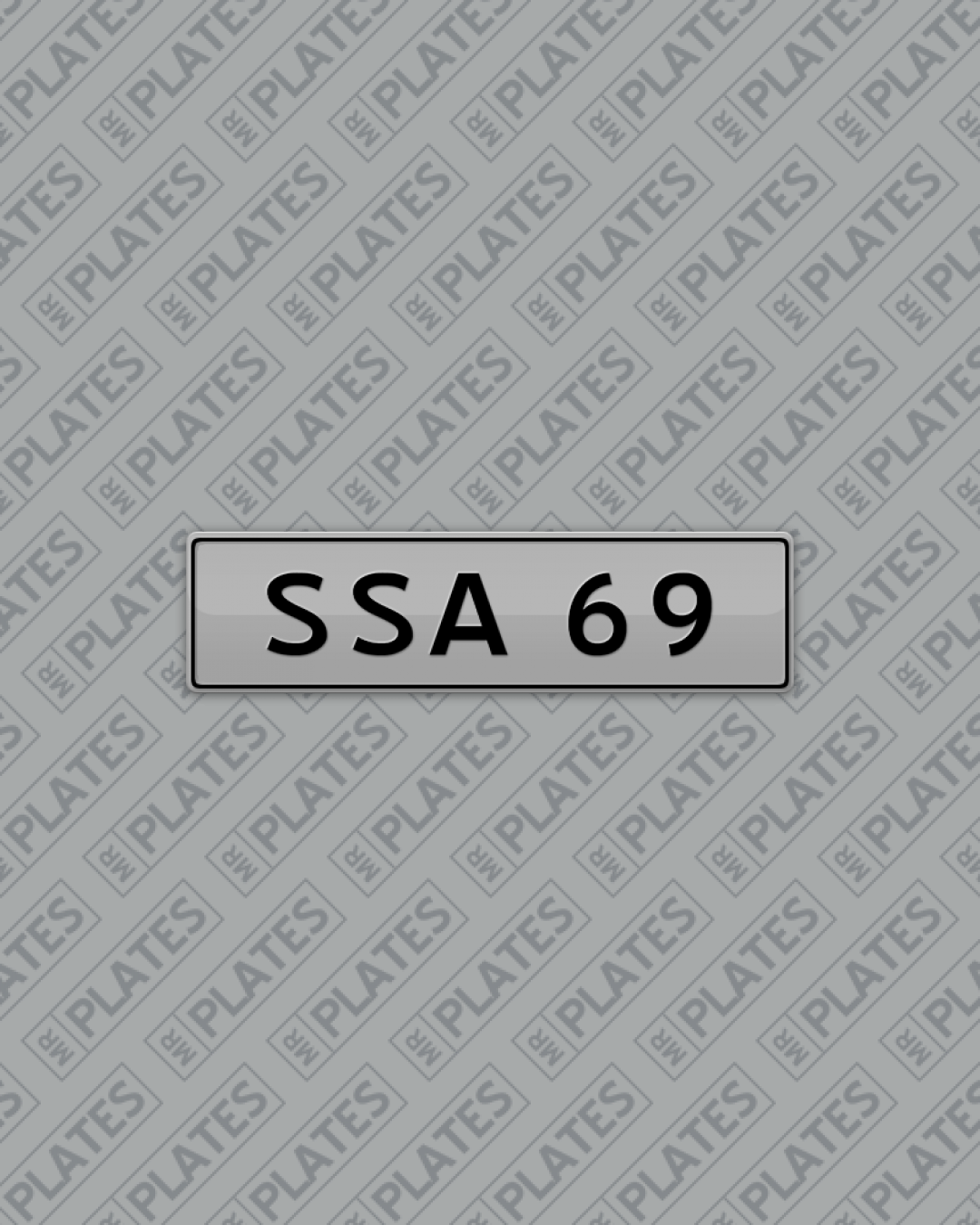 SSA 69 Number Plates For Sale, QLD - MrPlates