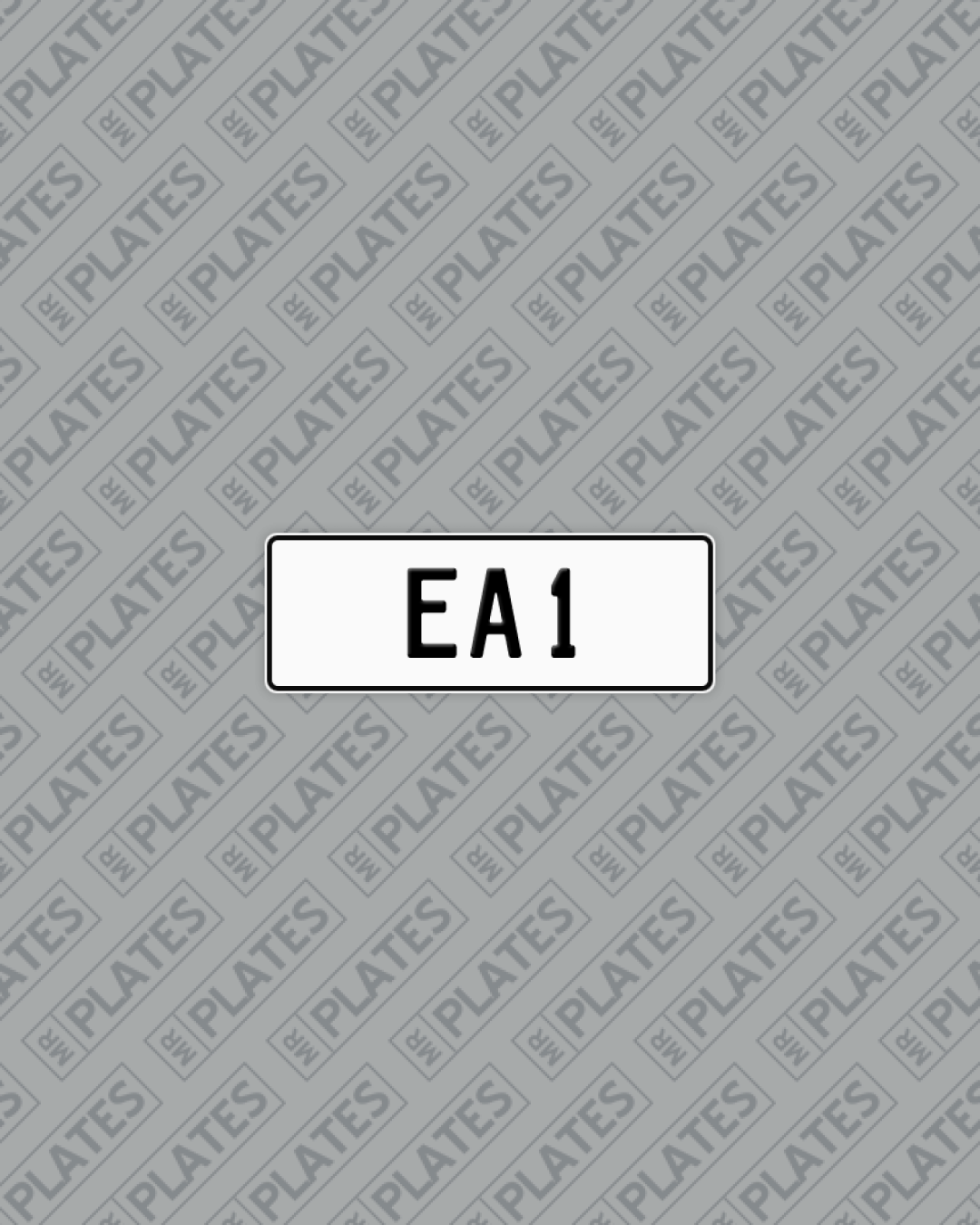 EA 1 Number Plates For Sale - MrPlates